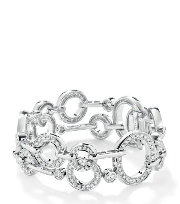 BOODLES White And Diamond Roulette Bracelet - Gold
