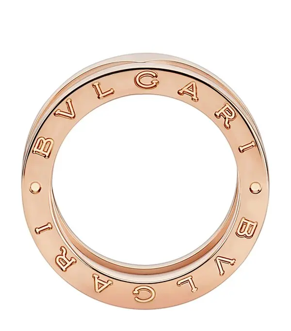 BVLGARI B.zero1 Two-band Ring - Rose Gold