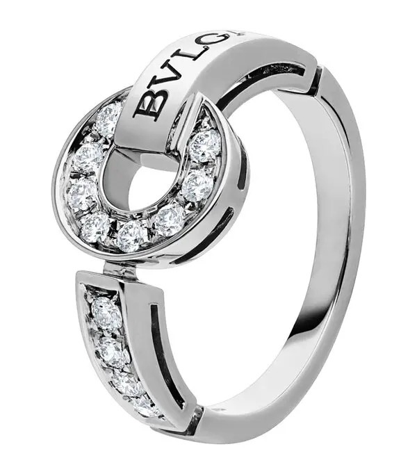 BVLGARI Diamond And Gold Ring - White
