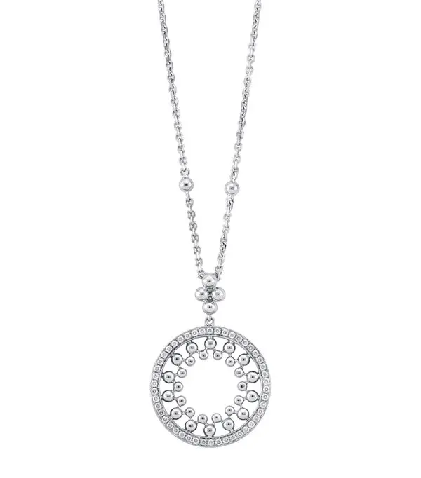 BOODLES Circus Bead Diamond Pendant Necklace - Gold
