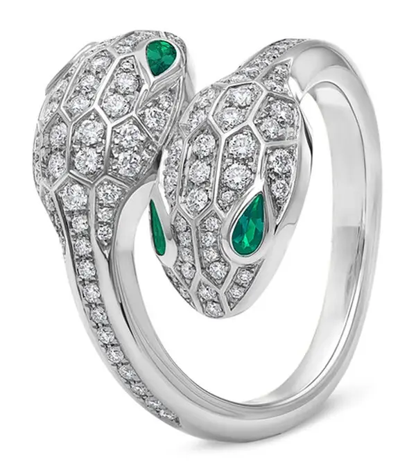 BVLGARI Serpenti Seduttori Ring - White