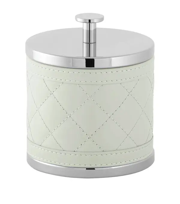 RIVIERE Small Quilted Alghero Diamonds Box - Green