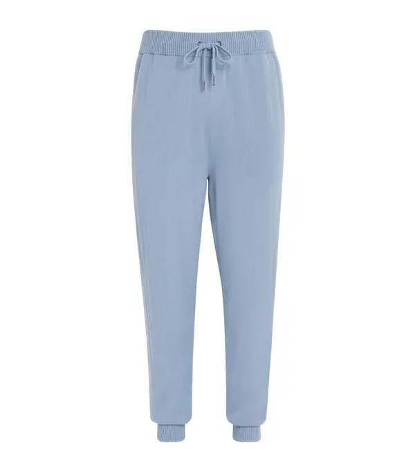 Derek Rose Cashmere Finley Sweatpants - Blue