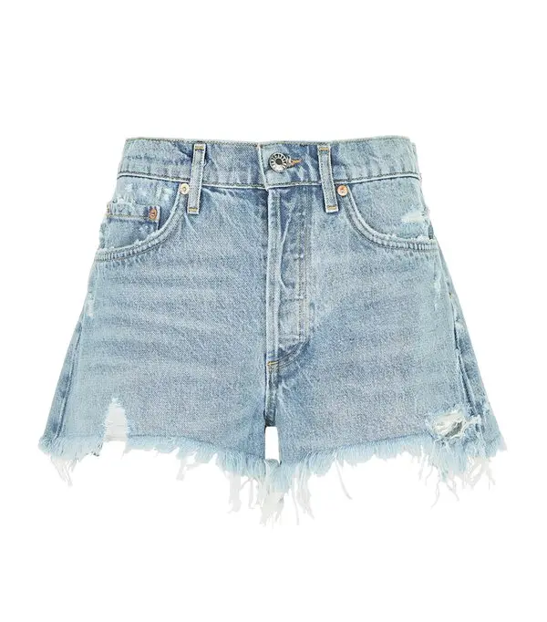 AGOLDE Parker Distressed Denim Shorts