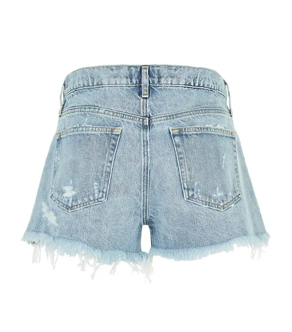 AGOLDE Parker Distressed Denim Shorts