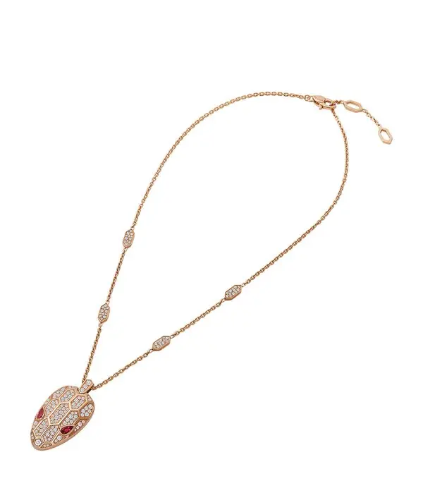 BVLGARI Serpenti Necklace - Rose Gold