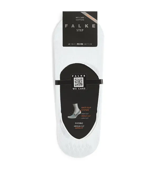 Falke Step Medium-cut Invisible Socks - White