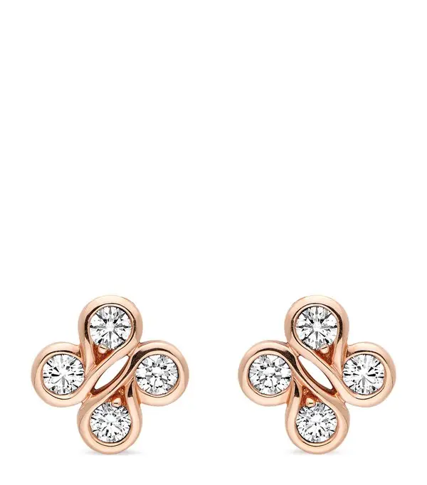 BOODLES Diamond Earrings - Rose Gold
