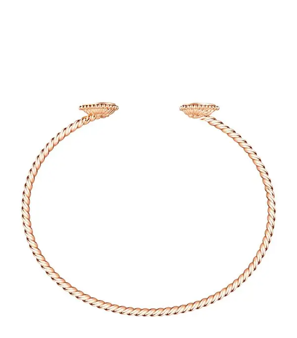 Boucheron Serpent Bohème Bangle Rose And Diamond