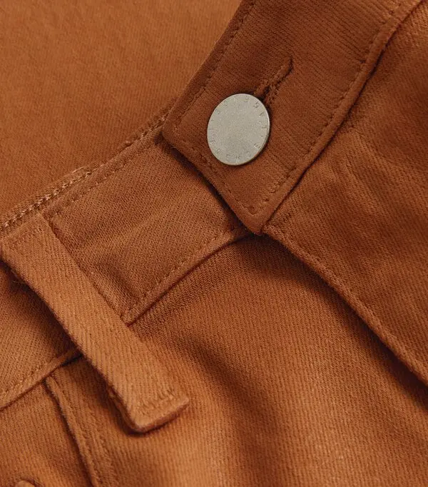 L'Agence Kendra Cropped Flared Jeans With Raw Hems
