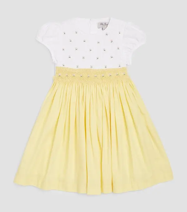 Trotters Rose Smocked Dress