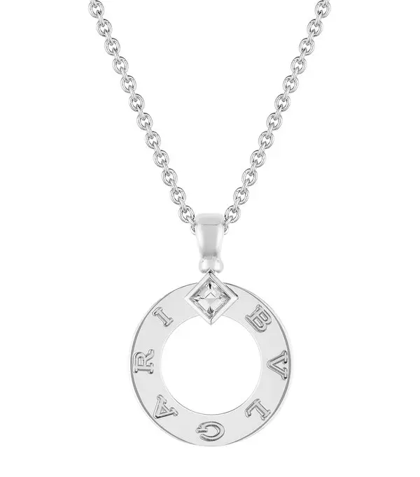 BVLGARI Gold And Diamond Necklace - Silver