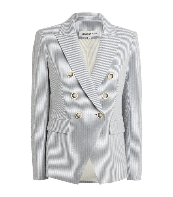 Veronica Beard Miller Dickey Blazer - Blue