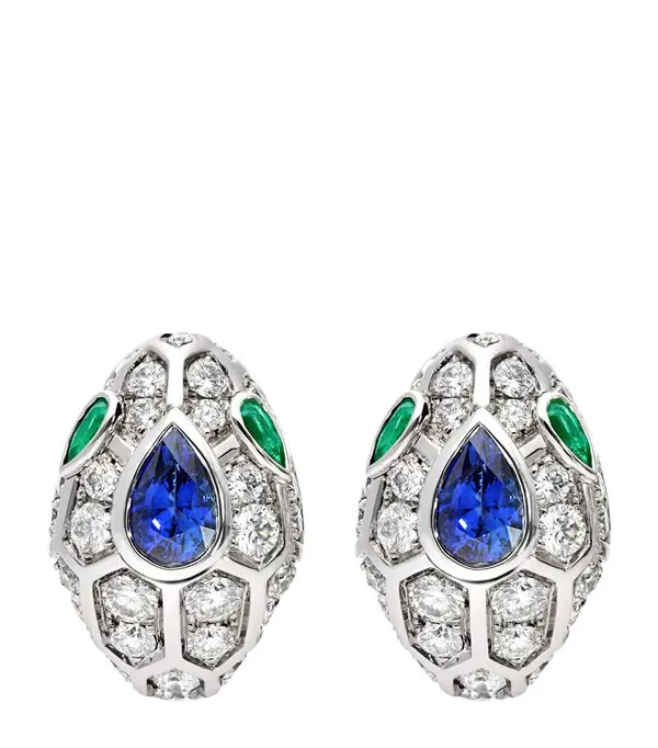BVLGARI Serpenti Earrings - White