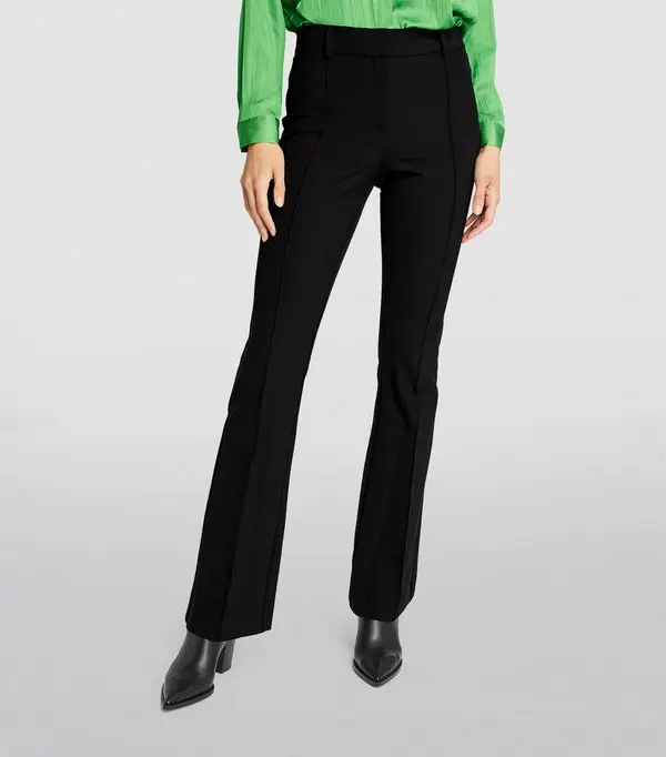 Veronica Beard Hibiscus Tailored Trousers