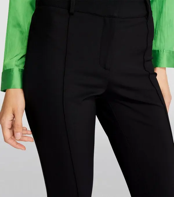 Veronica Beard Hibiscus Tailored Trousers