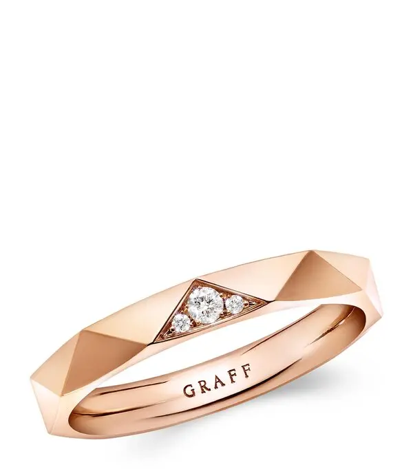 Graff Laurence Signature Diamond Ring - Rose Gold