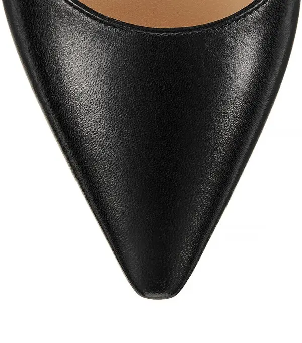 JIMMY CHOO Romy 85 Leather Pumps - Black