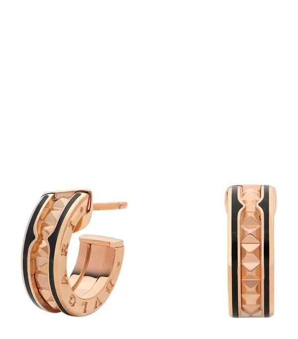 BVLGARI B.zero1 Rock Hoop Earrings - Rose Gold
