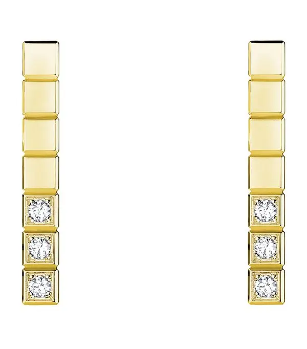 Chopard Ice Cube Earrings - Gold