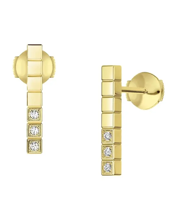 Chopard Ice Cube Earrings - Gold