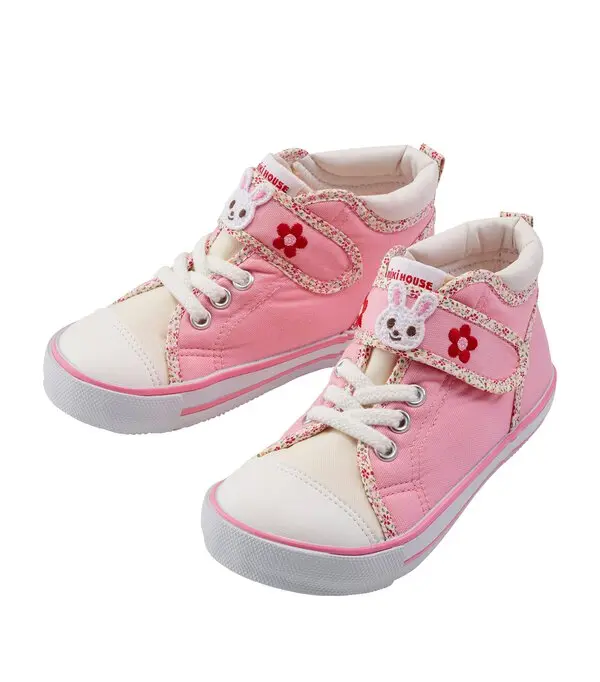 MIKI HOUSE Embroidered Bunny Sneakers