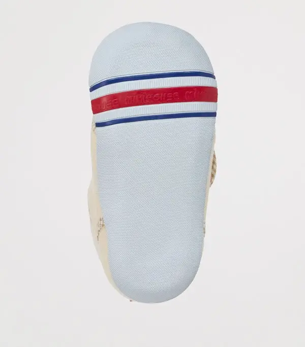 MIKI HOUSE Embroidered Bear Sneakers