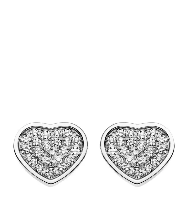 Chopard Happy Hearts Diamond Earrings - Gold
