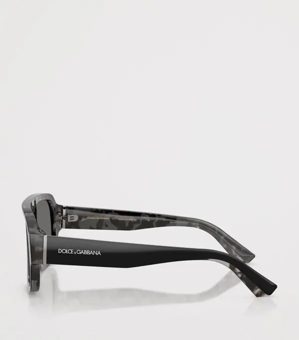 Dolce & Gabbana Pilot Sunglasses - Black