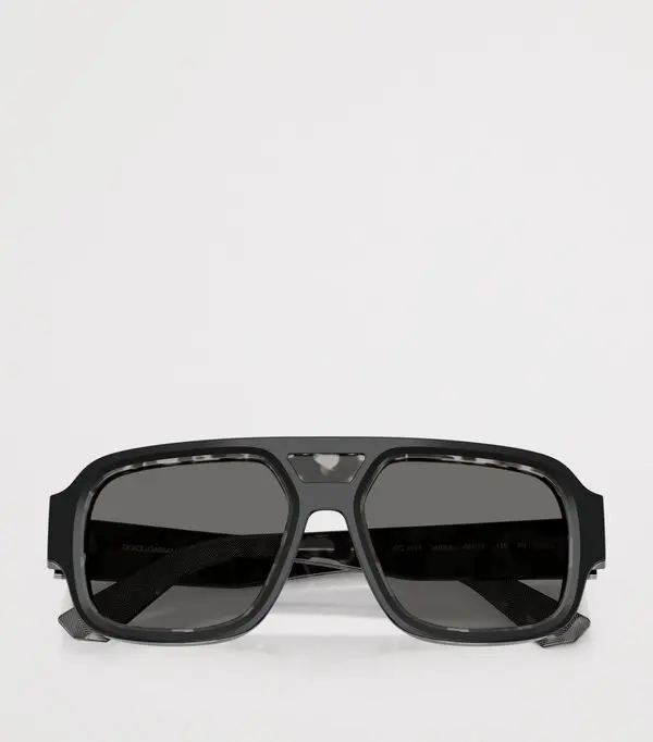 Dolce & Gabbana Pilot Sunglasses - Black