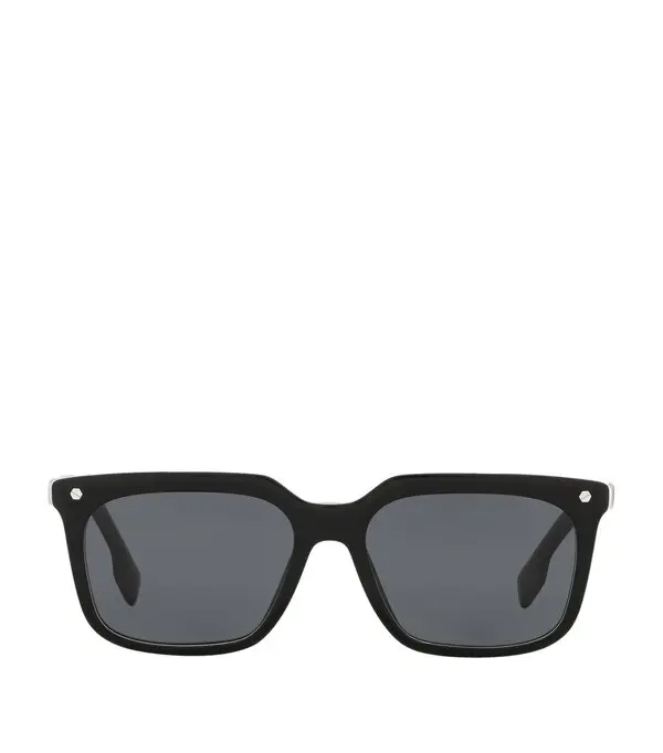Burberry Carnaby Rectangular Sunglasses - Black
