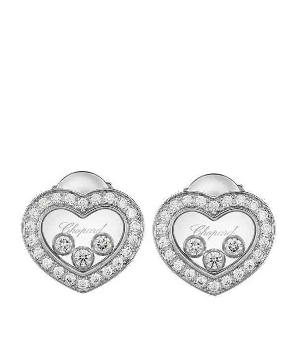 Chopard Happy Diamonds Stud Earrings - Gold