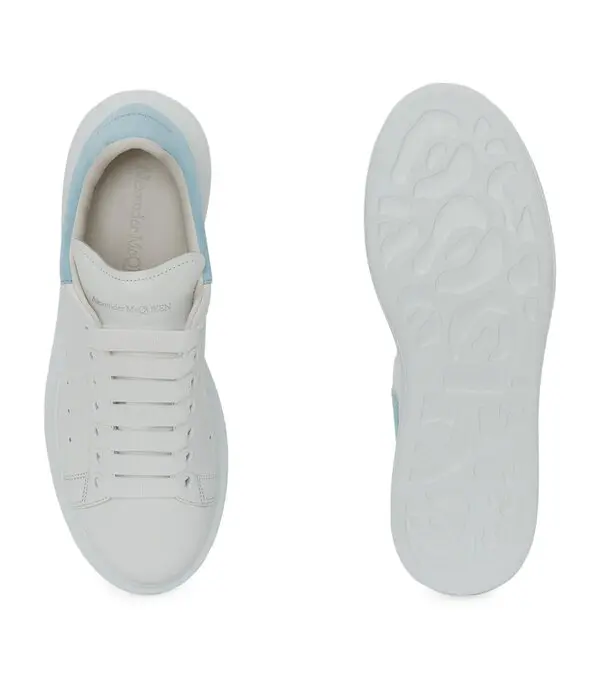 Alexander McQueen Leather Oversized Sneakers - Nude