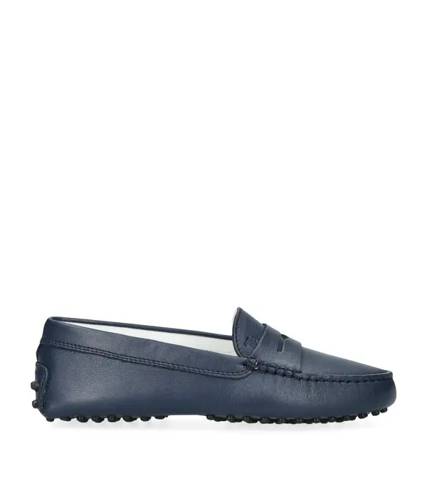 TOD'S Leather Mocassino Gommini Driving Shoes