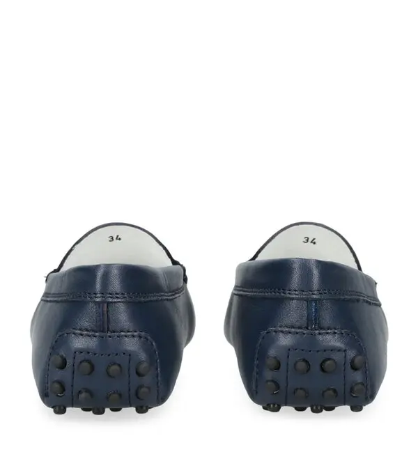 TOD'S Leather Mocassino Gommini Driving Shoes