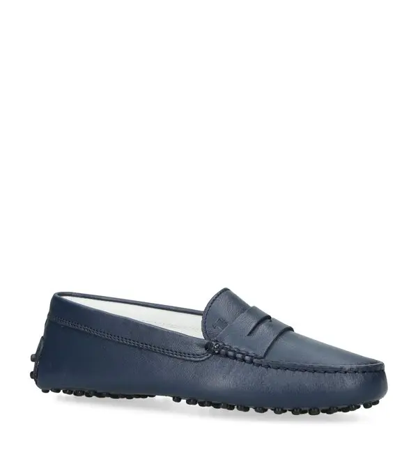 TOD'S Leather Mocassino Gommini Driving Shoes
