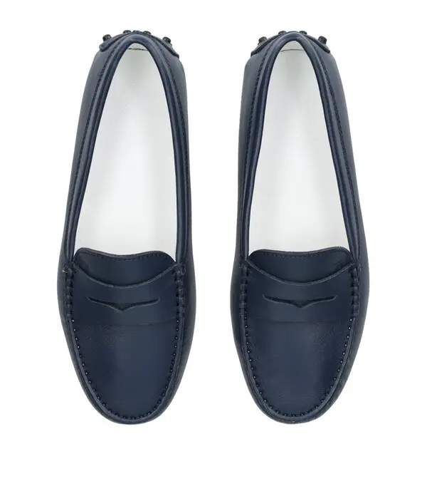 TOD'S Leather Mocassino Gommini Driving Shoes