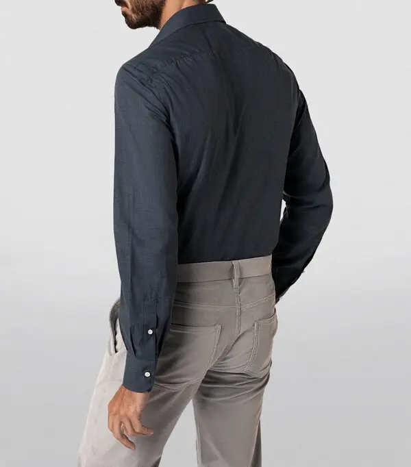 Isaia Mix Dress Shirt - Navy