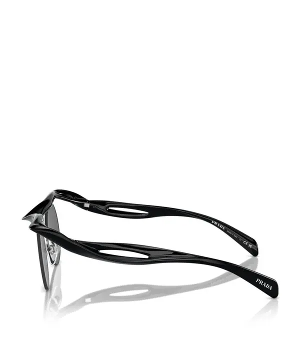 Prada Runway Round Frame Sunglasses