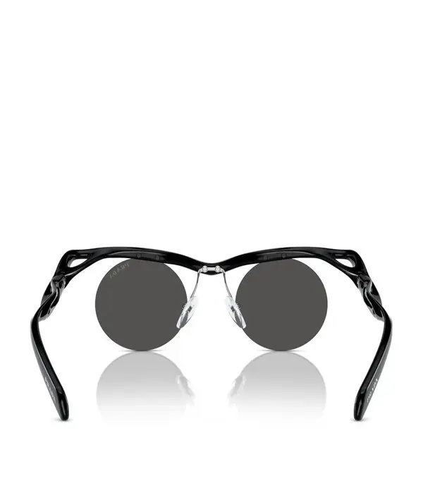 Prada Runway Round Frame Sunglasses