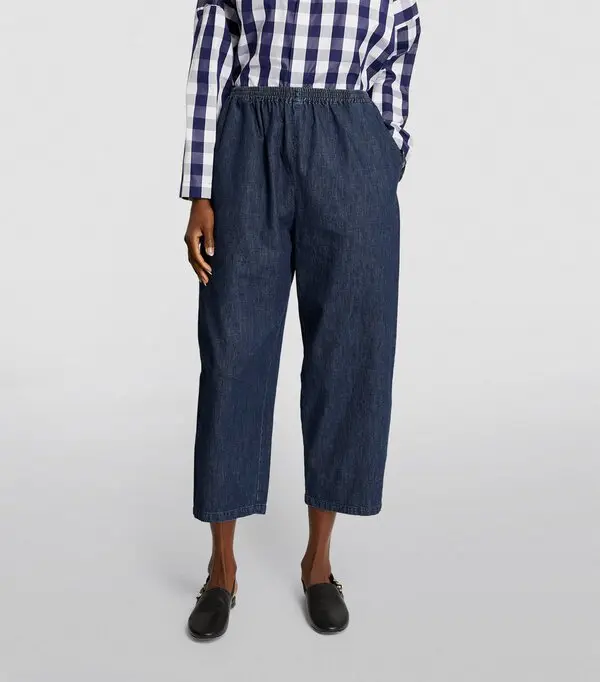 Eskandar Japanese Cotton Trousers