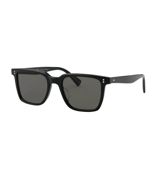 Oliver Spencer Lachman Square Sunglasses - Black