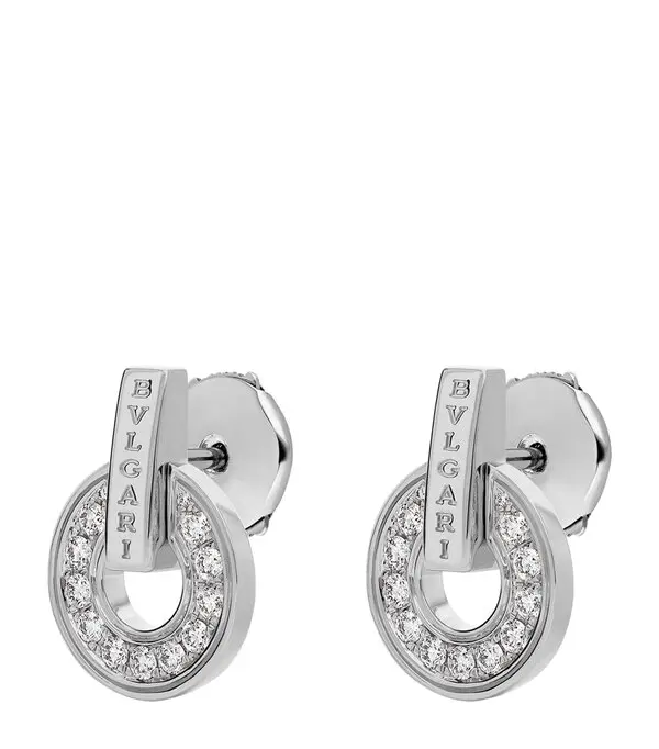 BVLGARI Diamond Gold Earrings