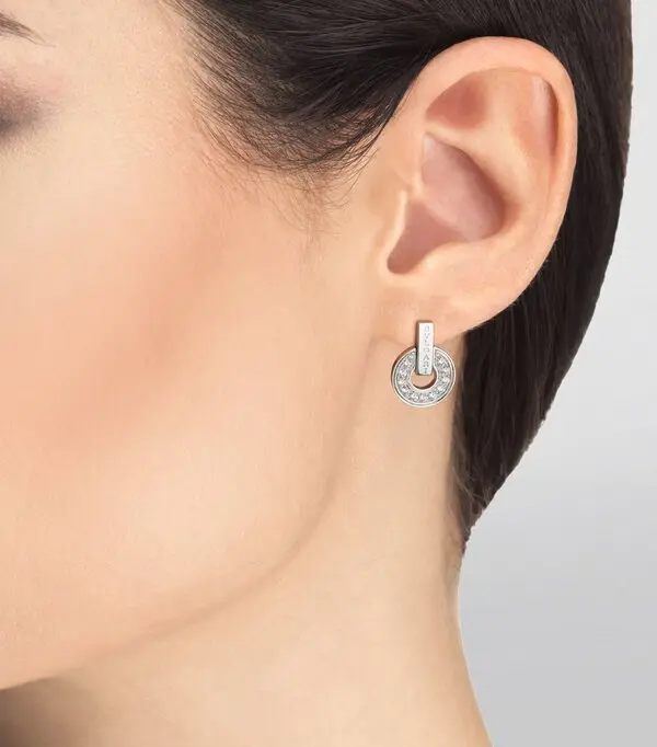 BVLGARI Diamond Gold Earrings