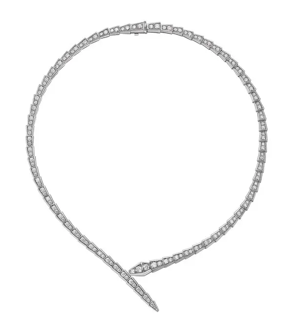BVLGARI Serpenti Viper Necklace - White