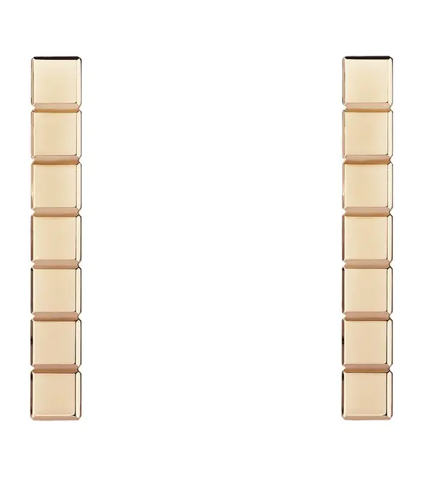 Chopard Ice Cube Stud Earrings - Rose Gold