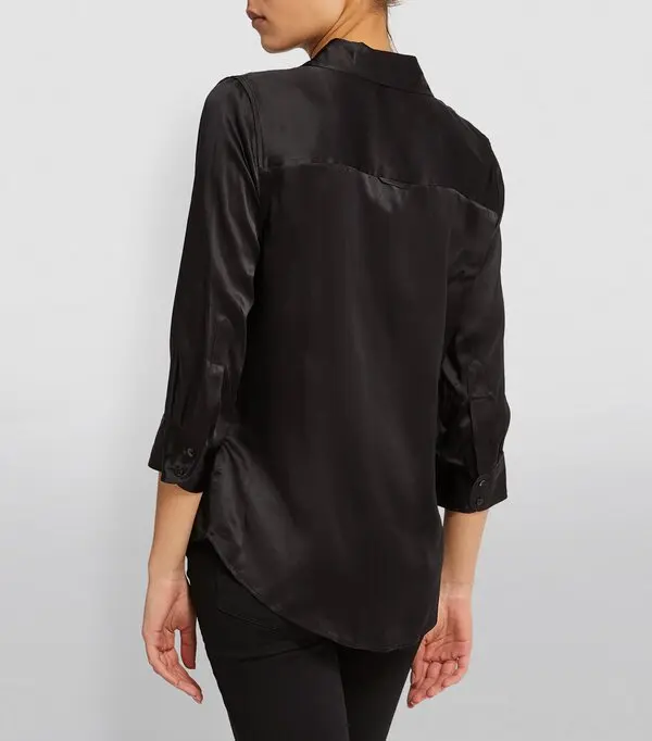 L'Agence Dani Sleeve Blouse - Black