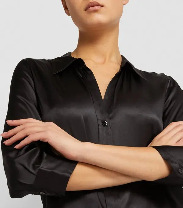 L'Agence Dani Sleeve Blouse - Black