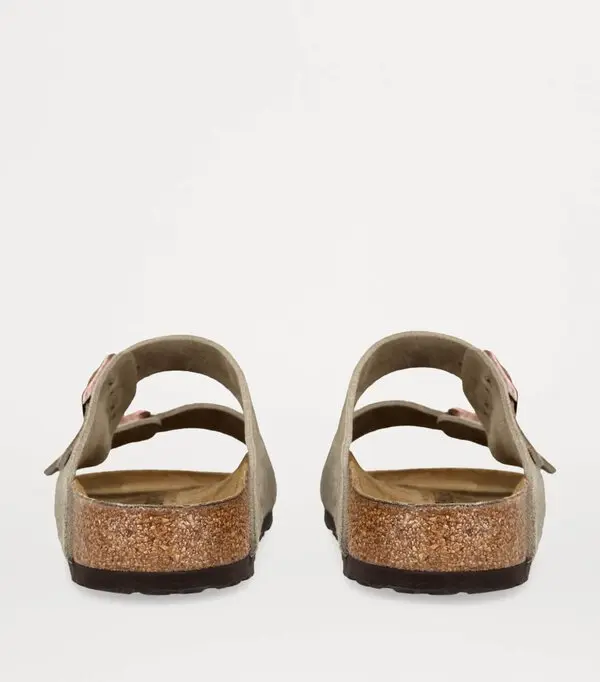 BIRKENSTOCK Arizona Suede Sandals - Brown