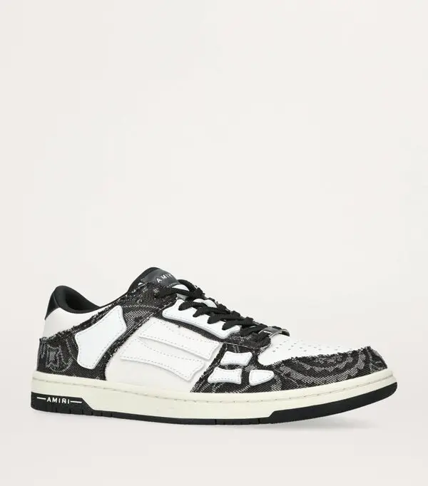 Amiri Leather Skel Low Sneakers